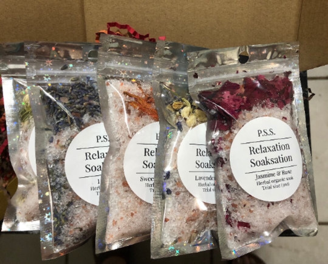 Relaxation Soaksation BULK Bath Soak Trial Box | Organic Soak Trial ...
