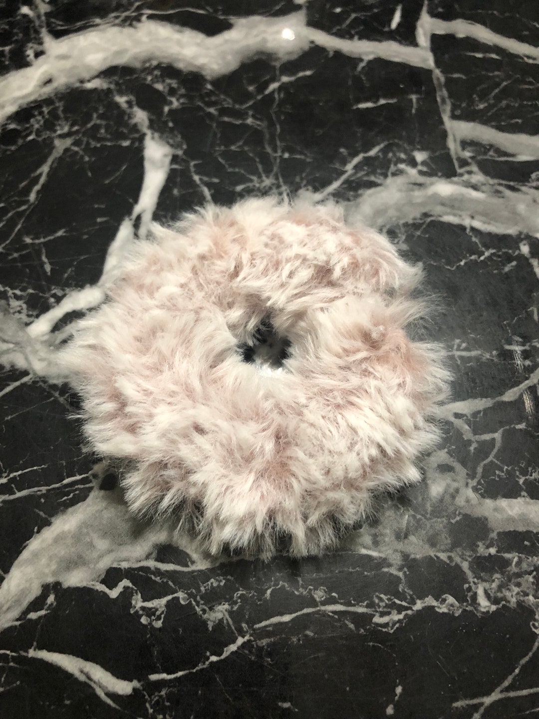 Mauve Crochet Hair Scrunchie | Meme’s Crochet Super Soft Hair Tie ...