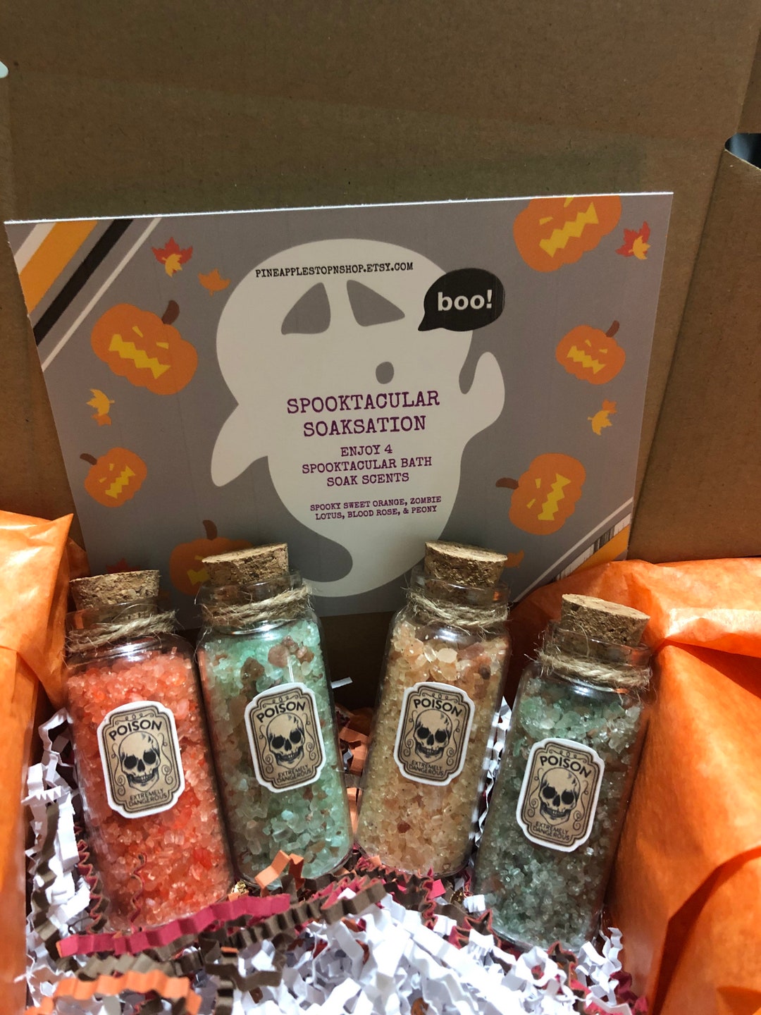 Spooktacular Soaksation Halloween Bath Soak Box | Halloween Organic ...