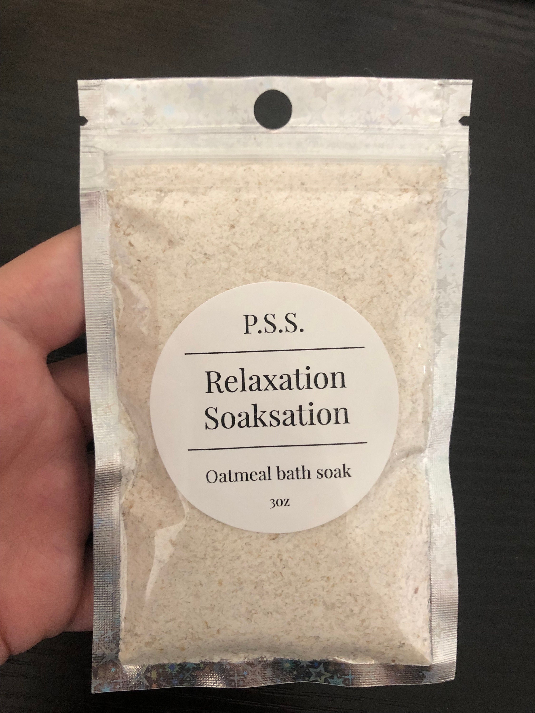 Oatmeal Relaxation Soaksation Bath Soak | Organic Oatmeal Bath Soak ...
