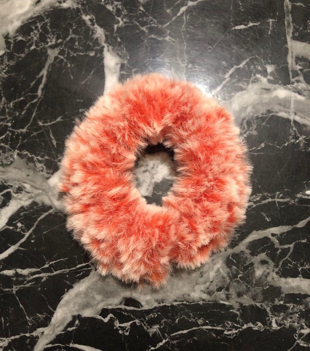 Amber Crochet Hair Scrunchie | Meme’s Crochet Super Soft Hair Tie ...