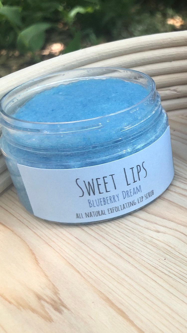 SWEET LIPS All Natural Creamy Exfoliating Lip Scrub | Organic Lip Scrub ...