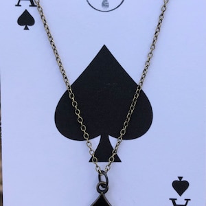 Gothic Card of Spade Necklace | Gothic Style Jewelry | Antique/rustic ...