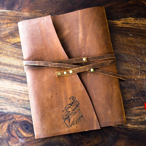 PDF Pattern A6 Leather Journal Cover Leathercraft Template - Etsy