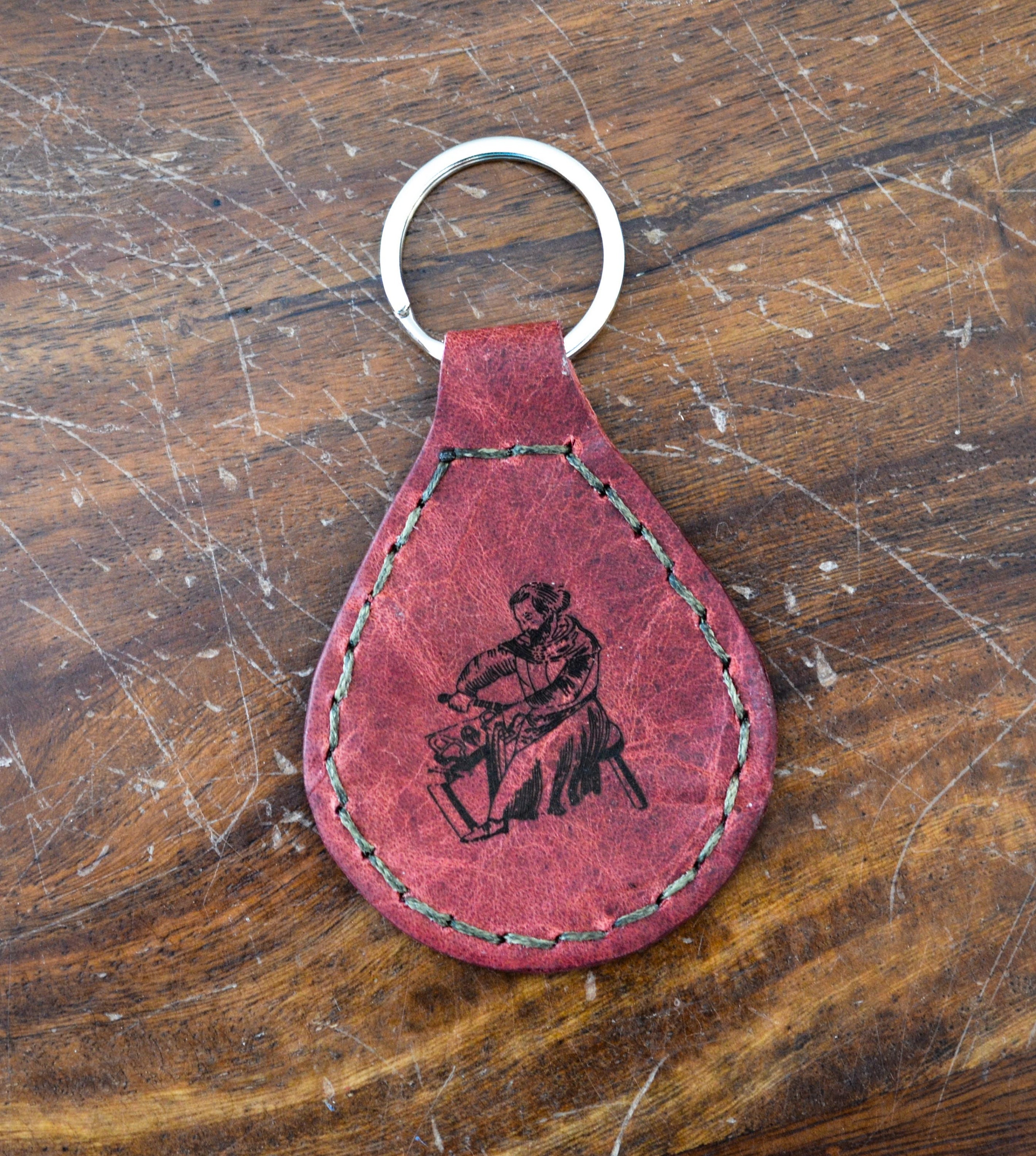 Leather Keychain Leather Car Keychain Leather Fob Keychain - Etsy