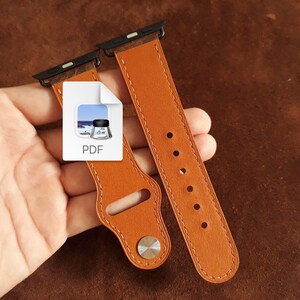 Leather Watch Strap PDF Pattern - Etsy
