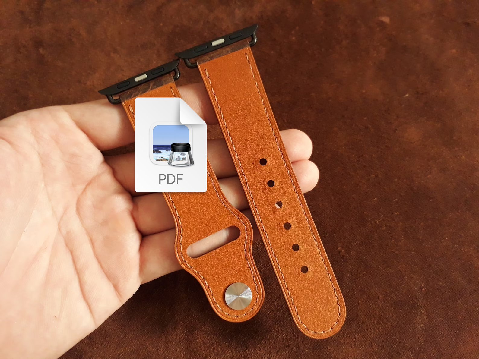Leather Watch Strap PDF Pattern - Etsy