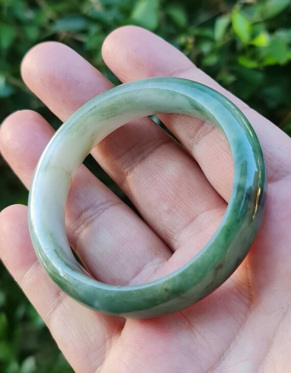 Imperial Translucent Apple/Emerald Green Jade,Ruby, D… - Gem