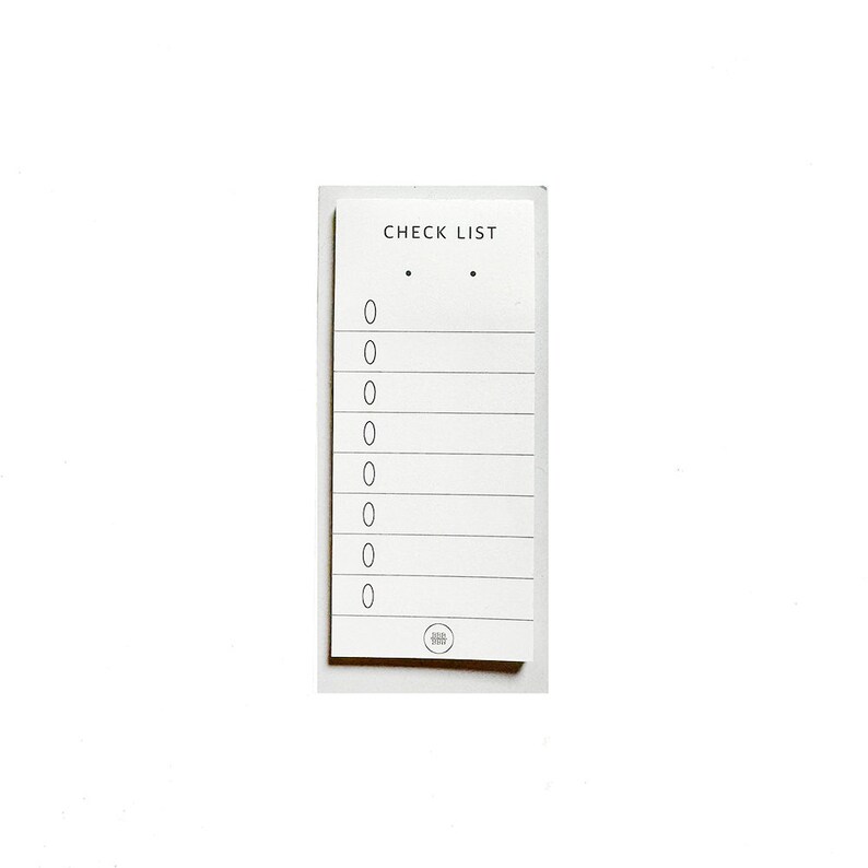 Mini Checklist Memopad50sheets/ to Do List/ Sticky Memopads/simple ...