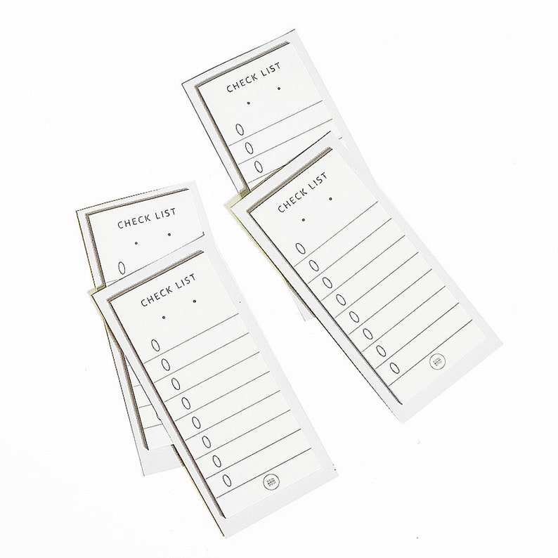 Mini Checklist Memopad50sheets/ to Do List/ Sticky Memopads/simple ...