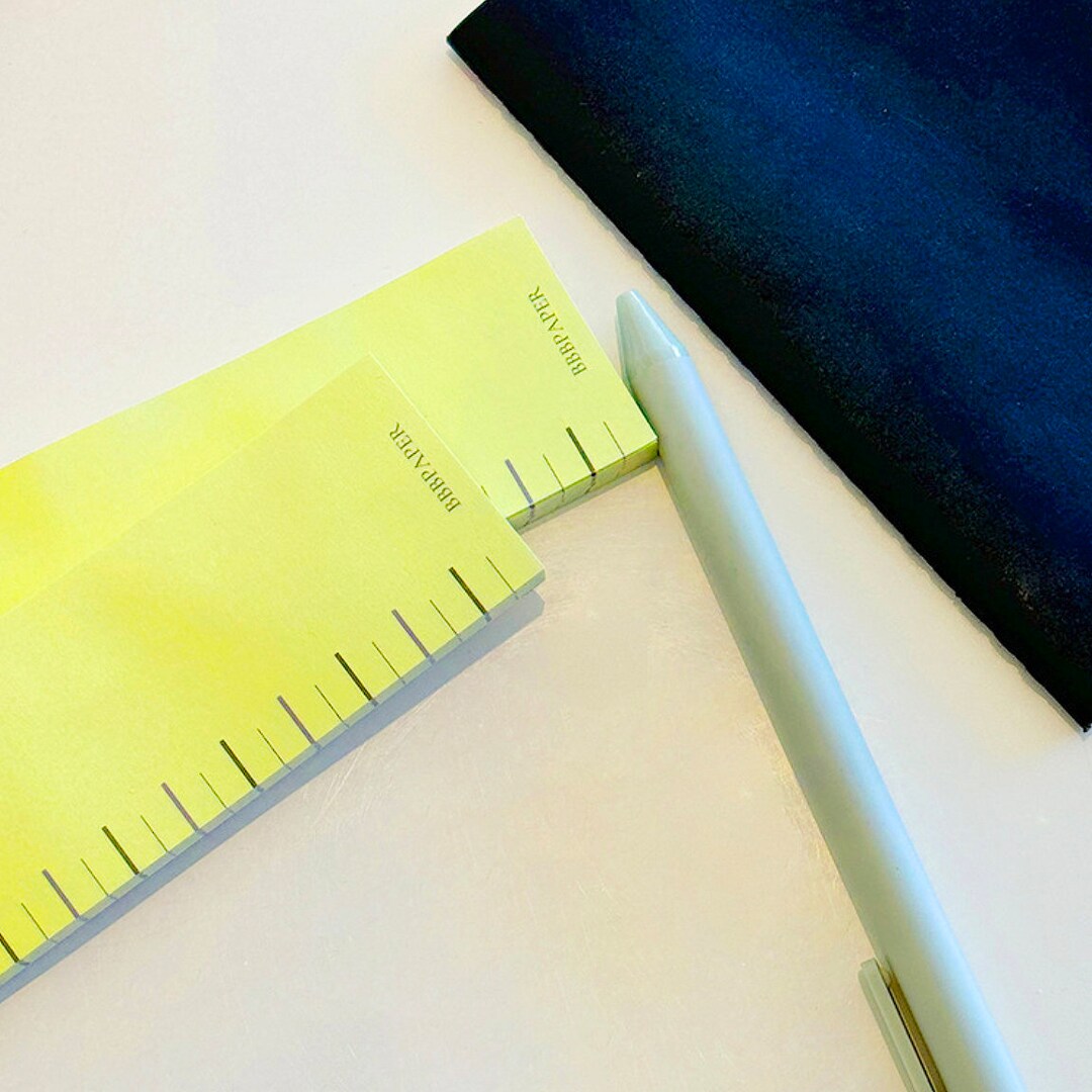 Lime Minimalist Sticker Memopad/student Sticker Memo / Sticky Note Pad ...