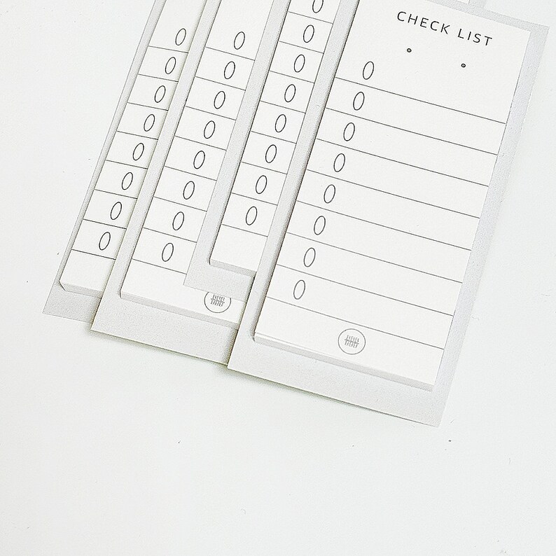 Mini Checklist Memopad50sheets/ to Do List/ Sticky Memopads/simple ...