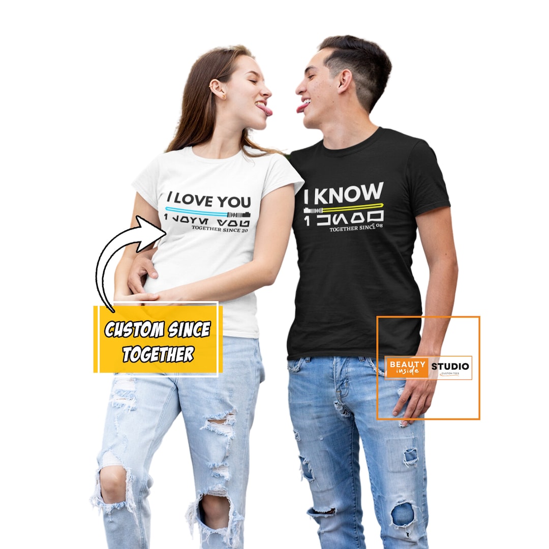 I Love You I Know Shirts, Couples in a Committed, Matching Shirts, Pop ...