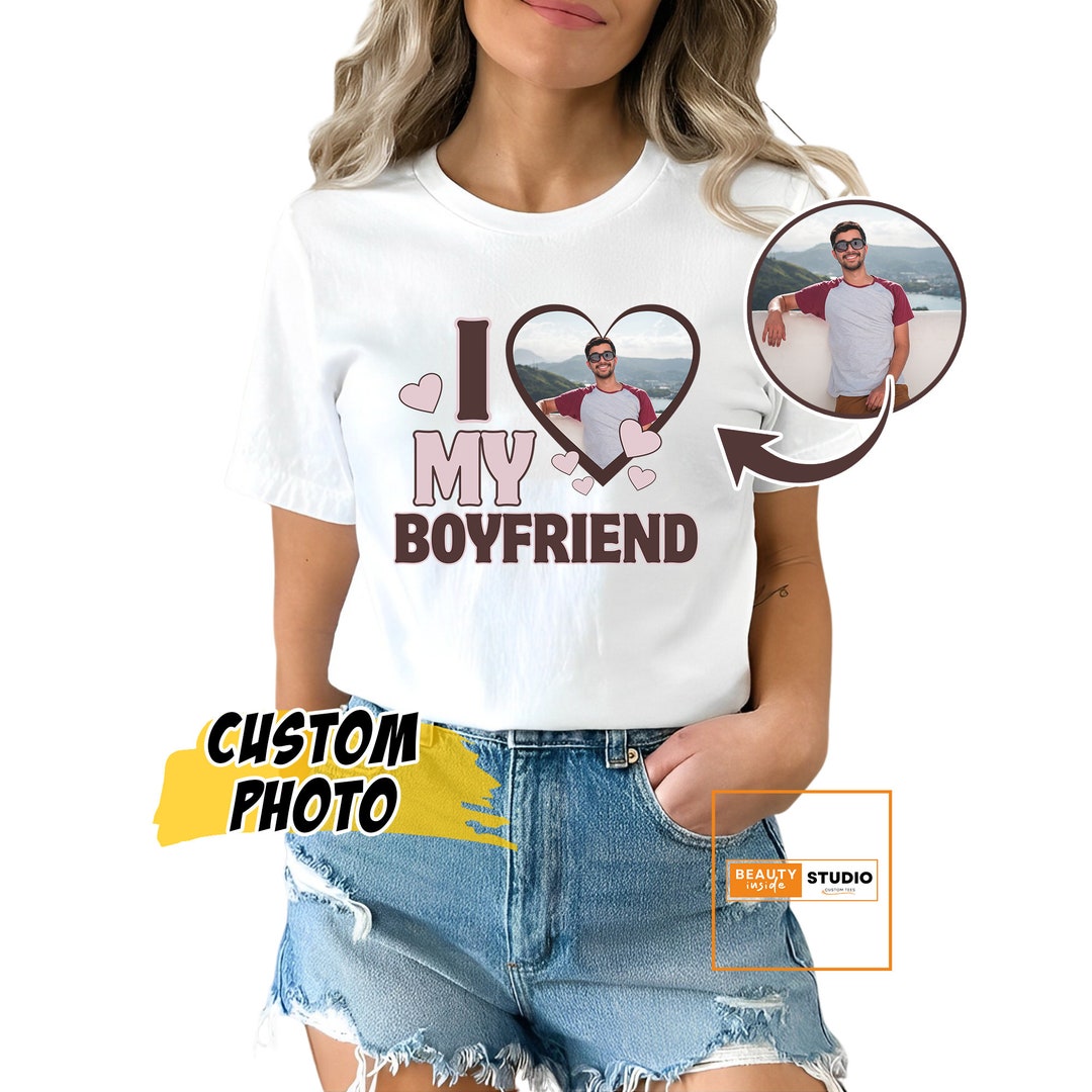 I Love My Bf Shirt, I Heart My Boyfriend T-shirt, Valentine's Day Shirt ...
