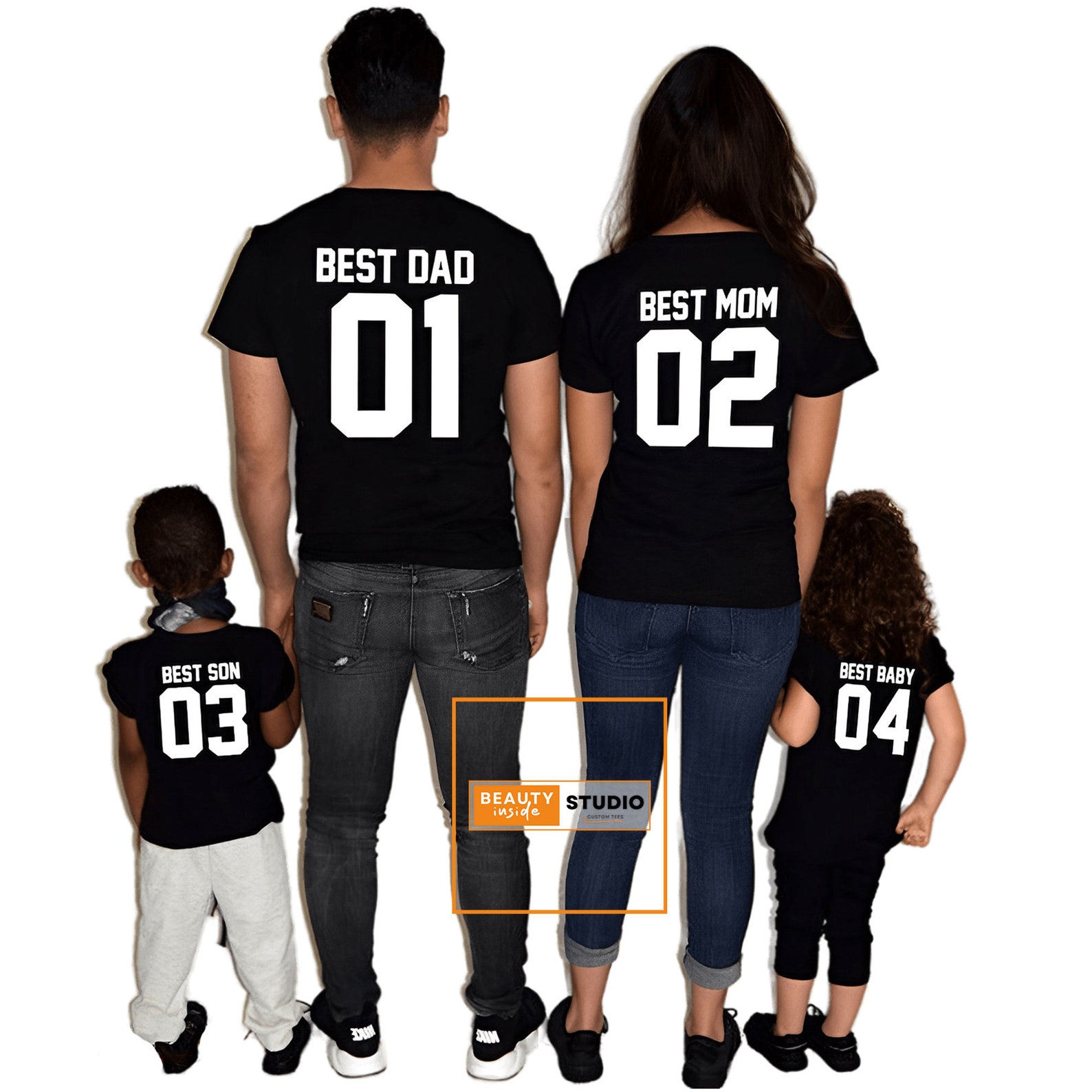 Matching Family T-shirts, Best Mom Dad Son Baby, Personalized Gift - Etsy