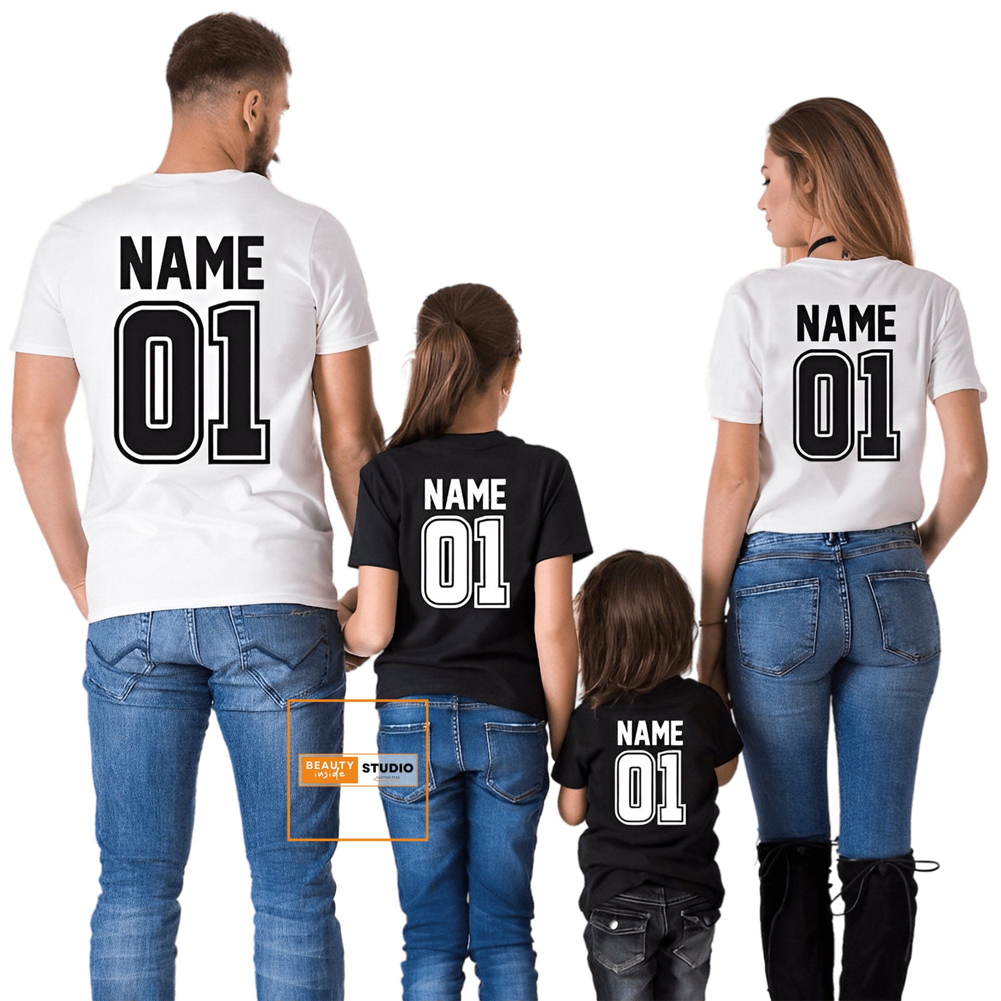 Custom Family Shirts, Any Name, Any Number, Custom Name, Custom Number ...