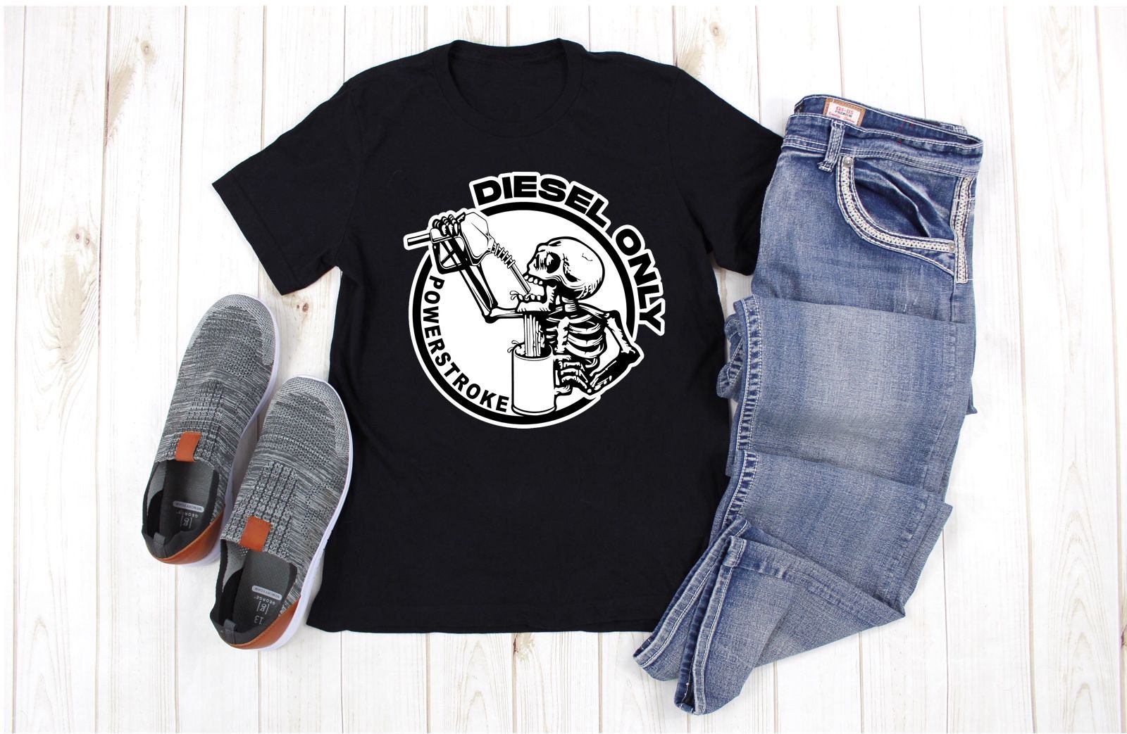 Cummins Diesel Only shirt, Diesel Only Powerstroke Shirt, Mechanic ...