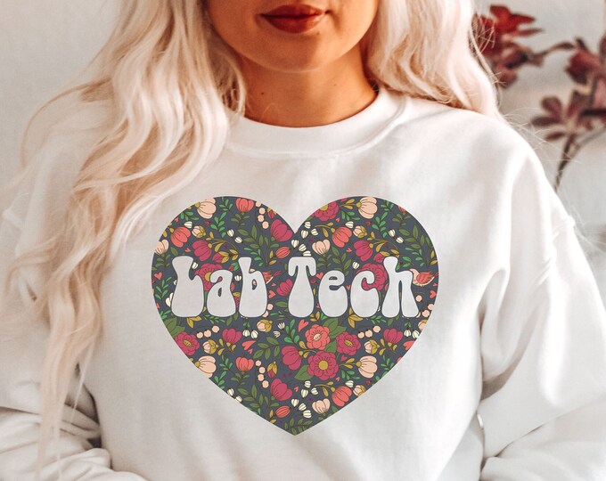 Lab Tech Shirt, Sweatshirt, Hoodie, Tank Top, Gift, Laboratory ...