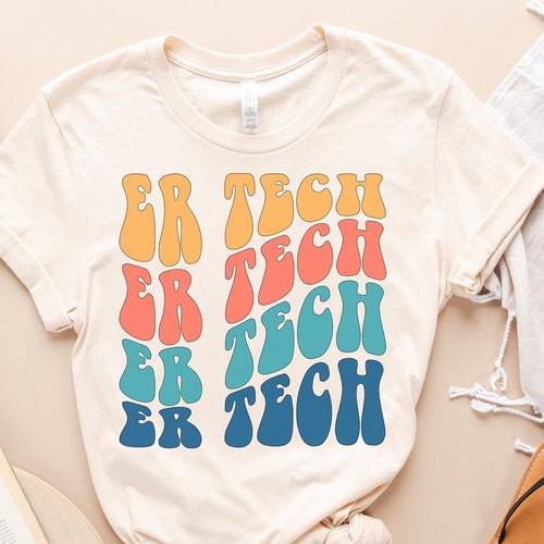 ER Tech Shirt Emergency Room Technician Shirt ER Technician | Etsy