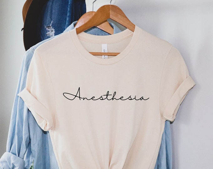 Anesthesia Shirt, Sweatshirt, Hoodie, Gift, Anesthesia Tech ...