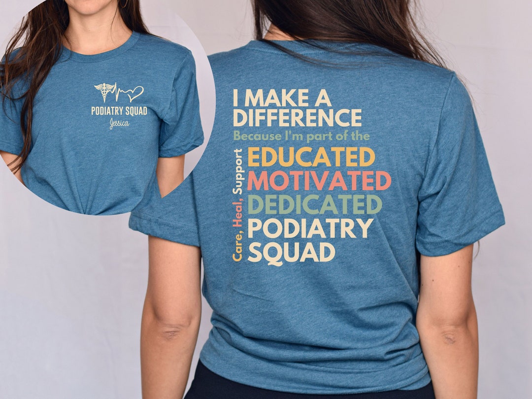 Personalized Podiatry Squad Shirt, Long Sleeve, Sweatshirt, Hoodie ...