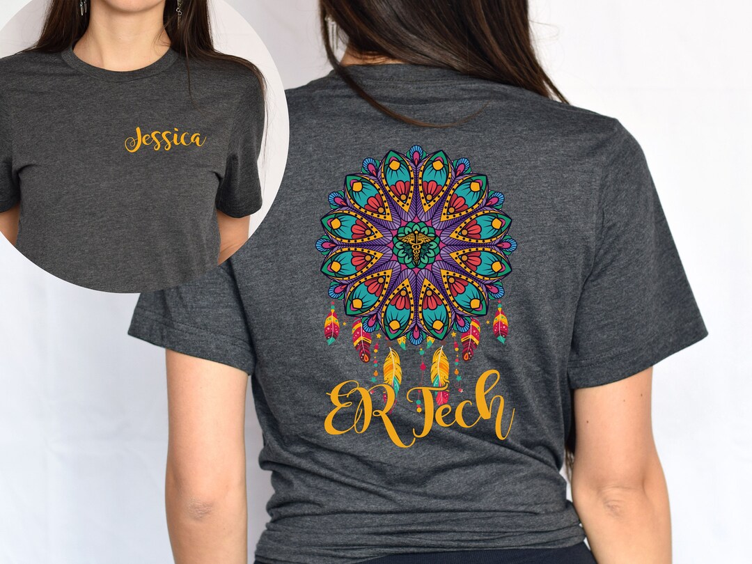 Personalized ER Tech Shirt, Long Sleeve, Sweatshirt, Hoodie, Gift ...