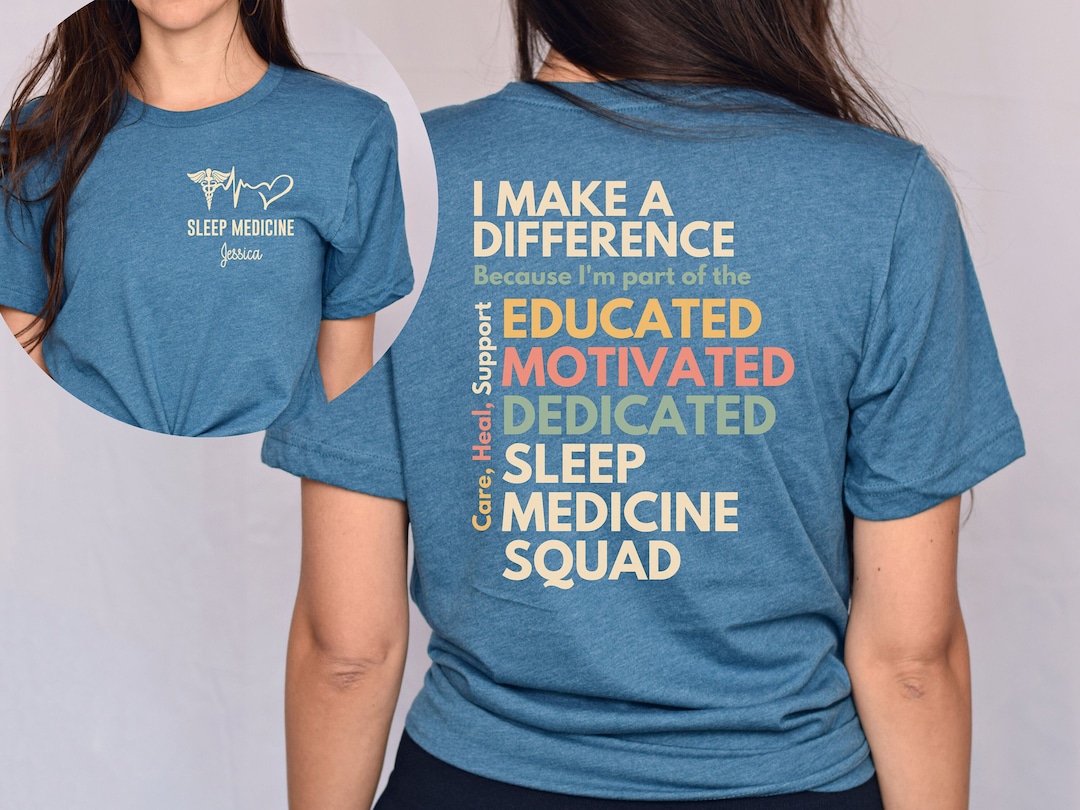 Personalized Sleep Medicine Squad Shirt, Long Sleeve, Sweatshirt ...