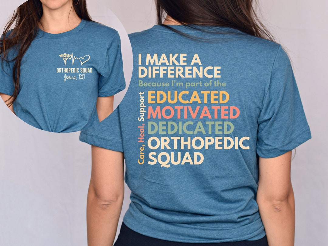 Personalized Orthopedic Squad Shirt, Long Sleeve, Sweatshirt, Hoodie ...