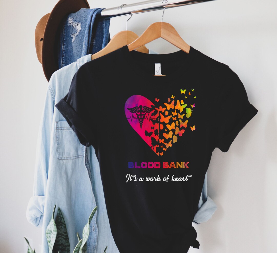 Blood Bank Shirt, Hoodie, Sweatshirt, Tank Top, Gift, Lab Week, Blood ...