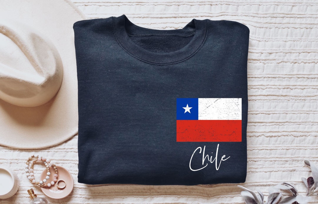 Chile Flag Shirt, Hoodie, Sweatshirt, Tank Top, Gift, Pocket, Chile ...