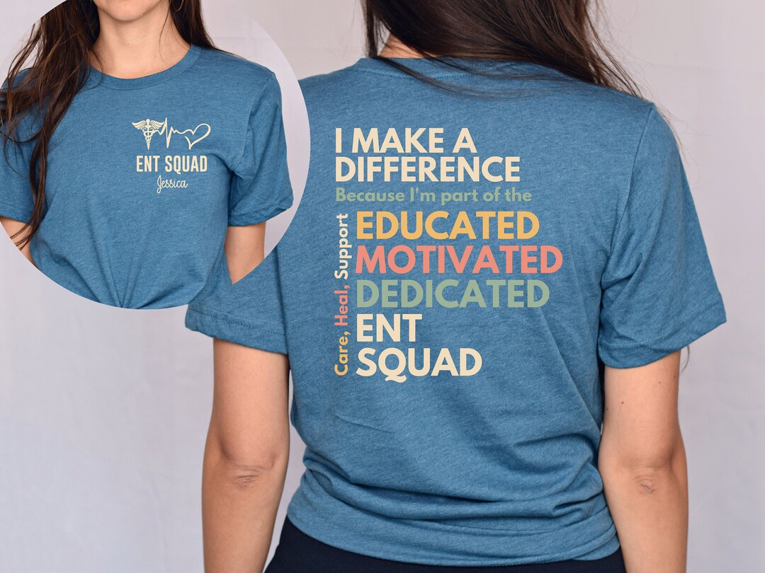 Personalized ENT Squad Shirt, Long Sleeve, Sweatshirt, Hoodie, Gift ...