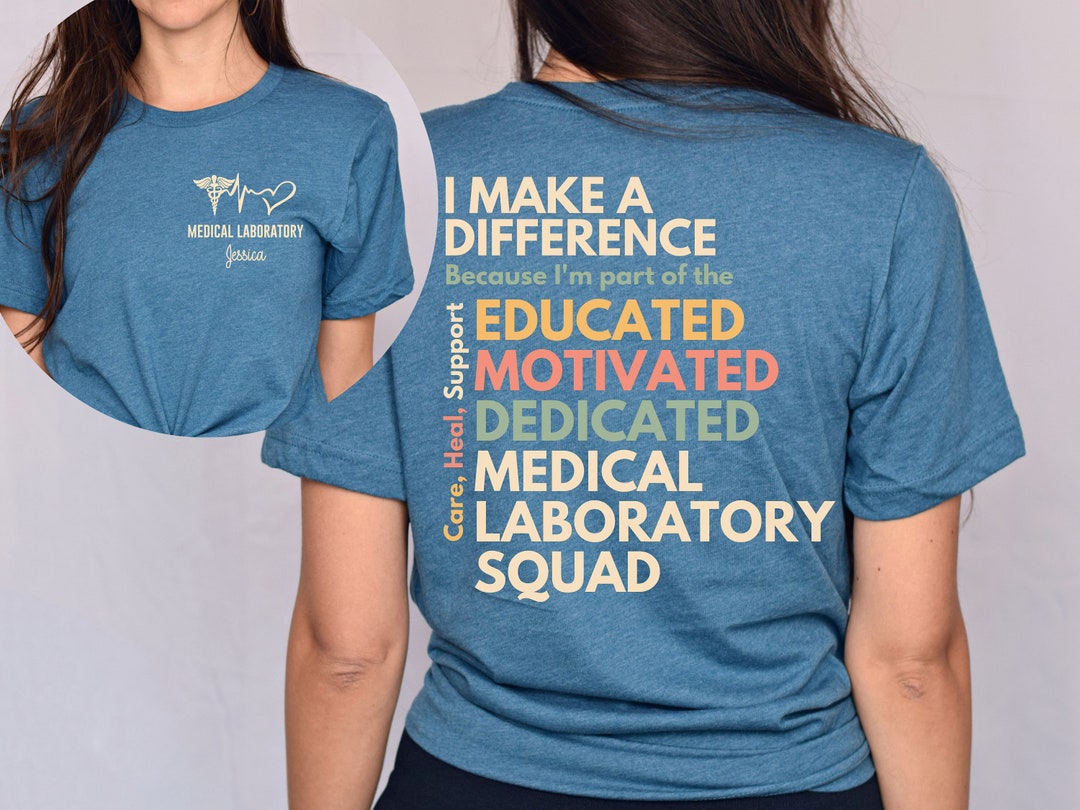 Personalized Medical Laboratory Squad Shirt, Long Sleeve, Sweatshirt ...
