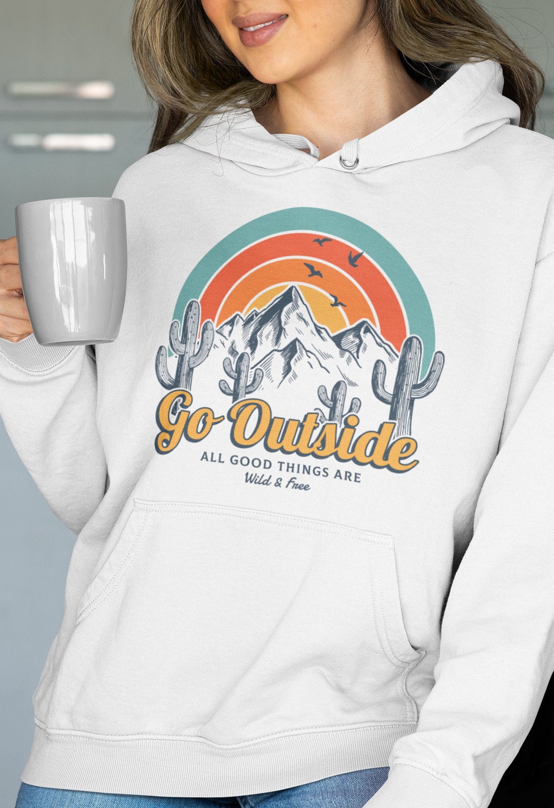 Go Outside Shirt, Hoodie, Tank Top, Nature, Hiking, Camping, Adventure ...