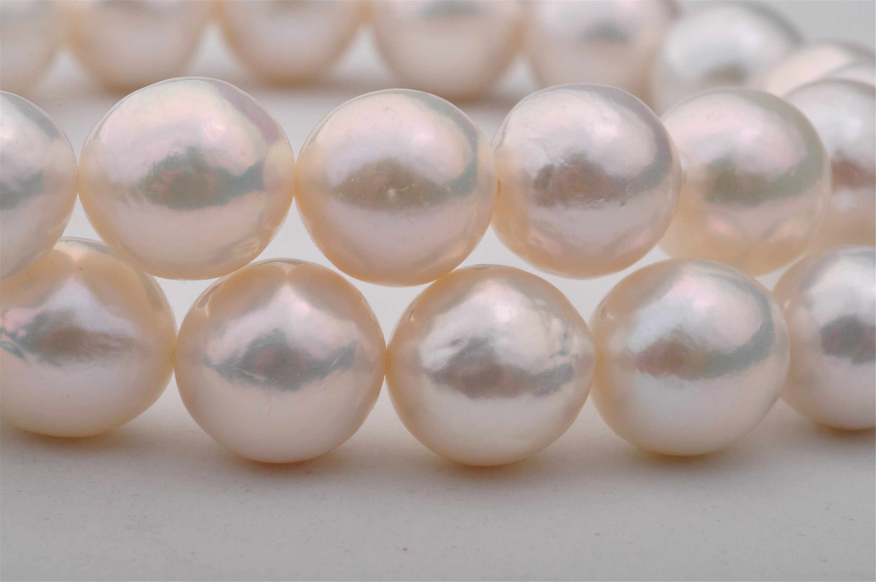 Pearl String With Natural White Color,edison Pearl Beads,natural Semi ...