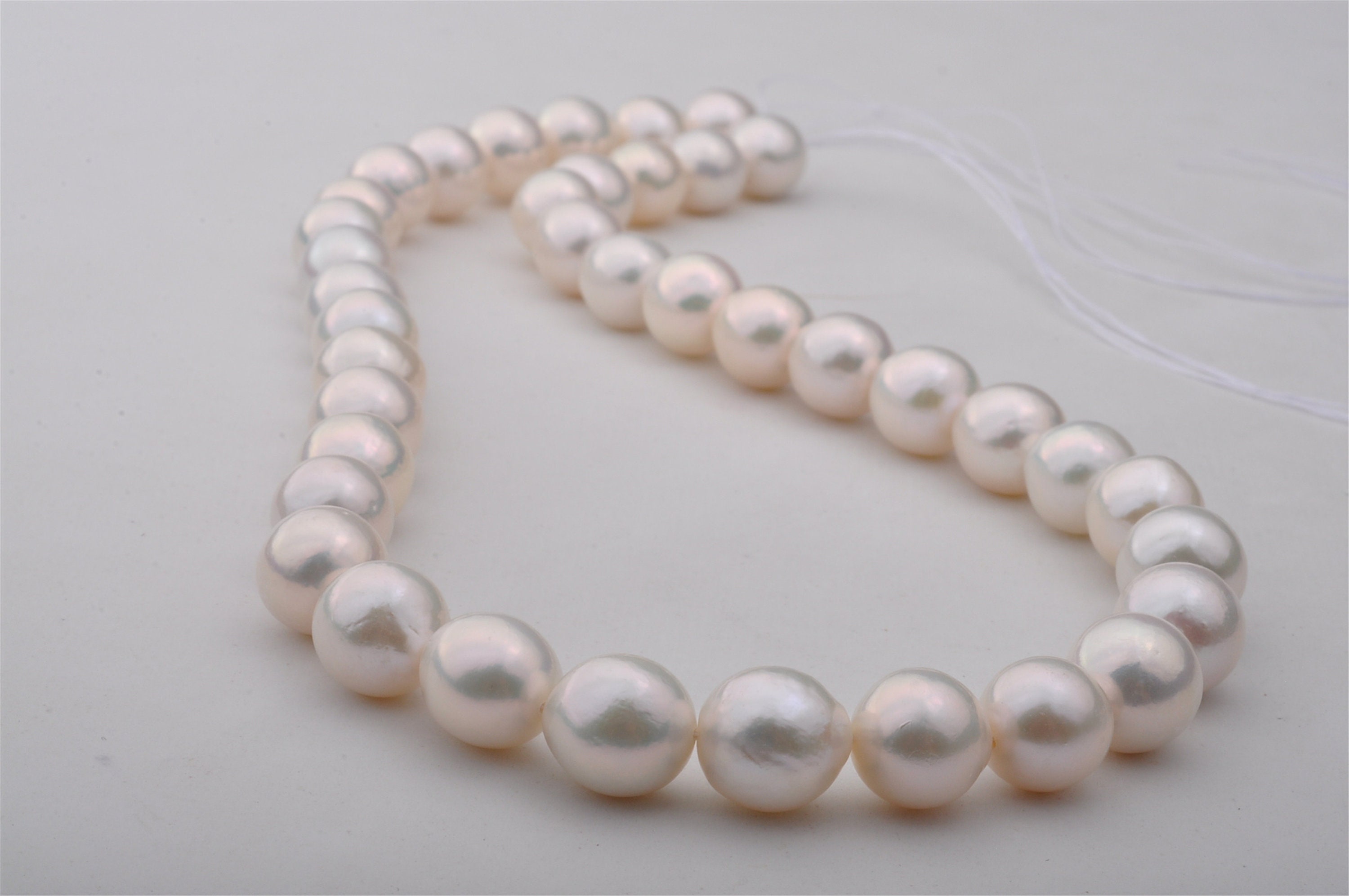 Pearl String With Natural White Color,edison Pearl Beads,natural Semi ...
