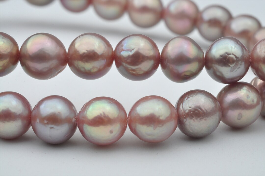 Natual Bronze Edison Pearl Strand With Metallic Color Overtone,natural ...