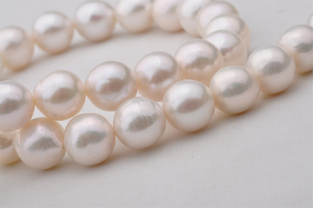 Loose Pearl Strand With White Color for Necklace Design,nucleus Pearls ...