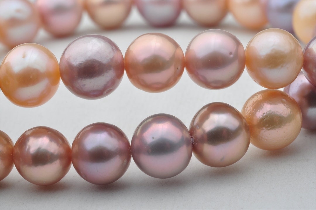 Natural Edison Pearl Beads With Rainbow Color---ads013 - Etsy
