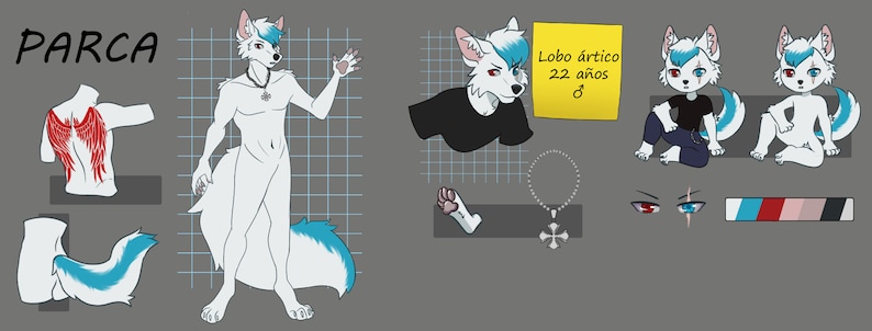 Furry Reference Sheet Commissions - Etsy