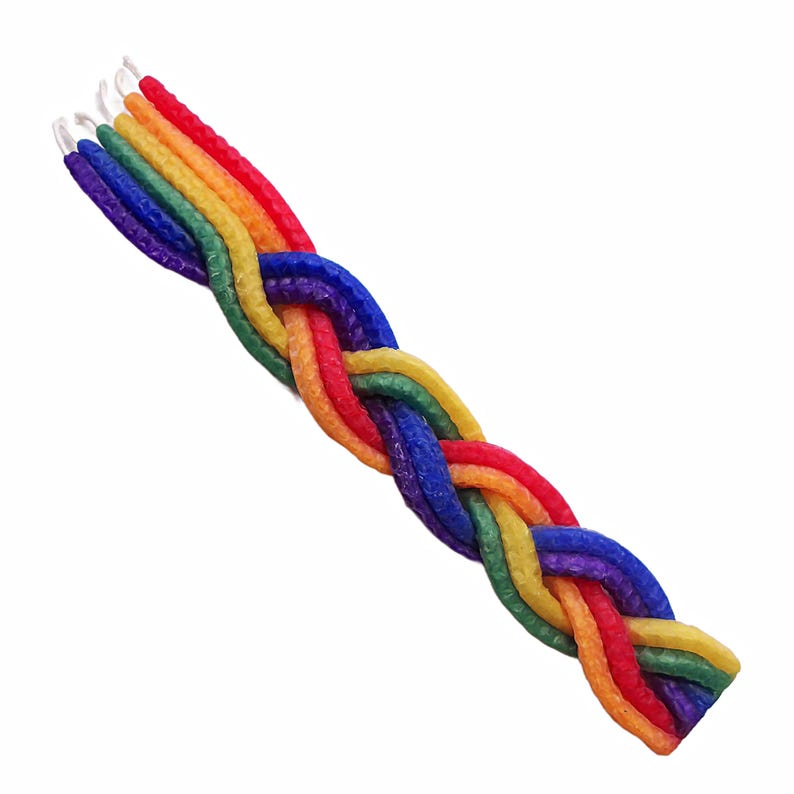 10-inch Braided Beeswax Havdalah Candle - Etsy