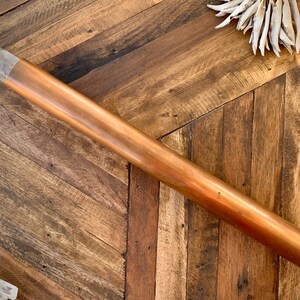 Mega Copper Quartz Crystal and Malachite Wand Magic Wand Wiccan Witch ...
