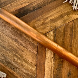 Mega Copper Quartz Crystal and Malachite Wand Magic Wand Wiccan Witch ...