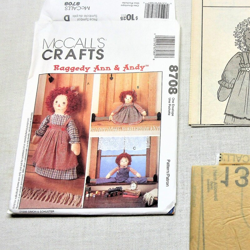 Raggedy Doll Pattern - Etsy