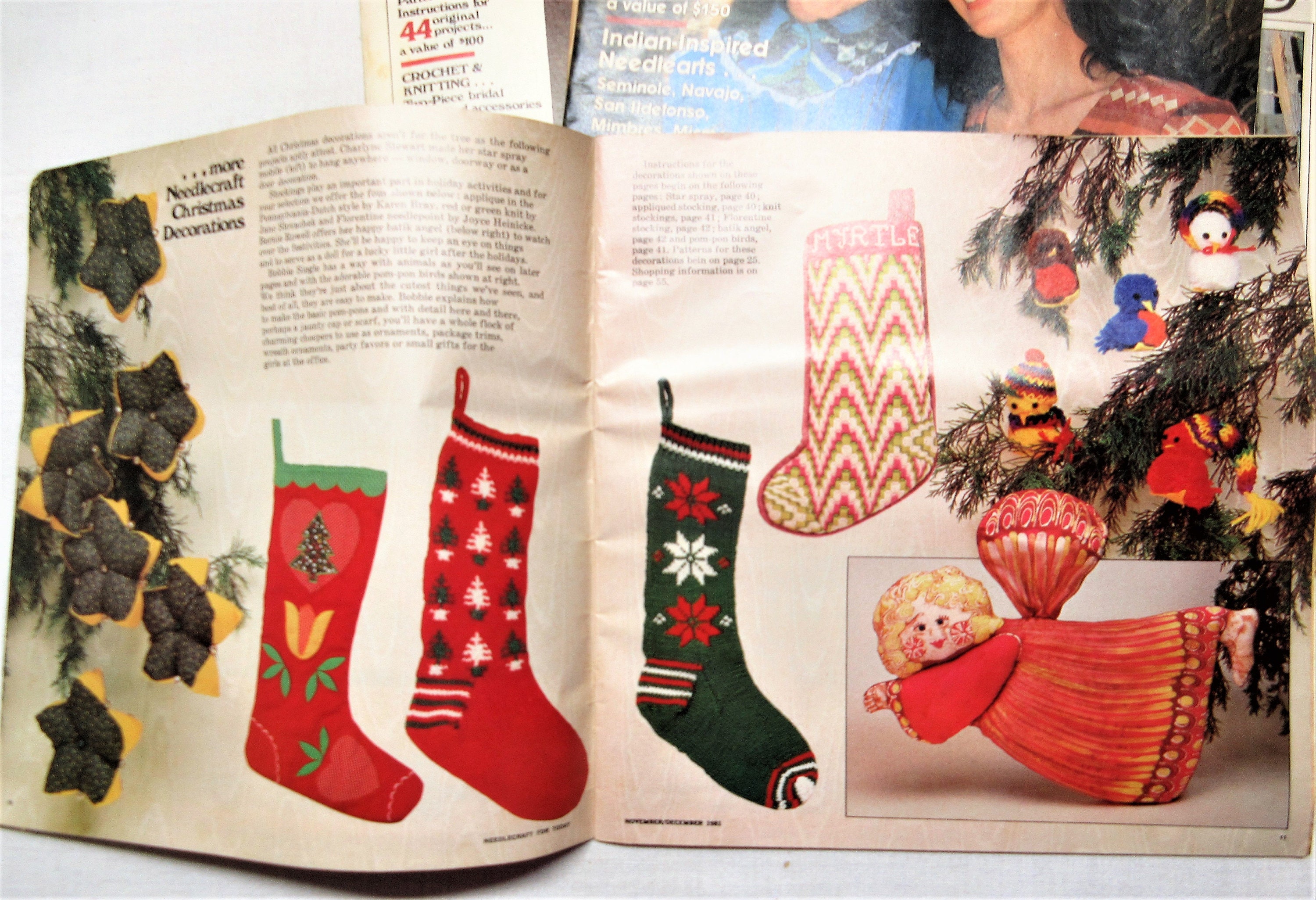 1980s Craft Magazines Needlecraft for Today With a Variety Patterns and ...