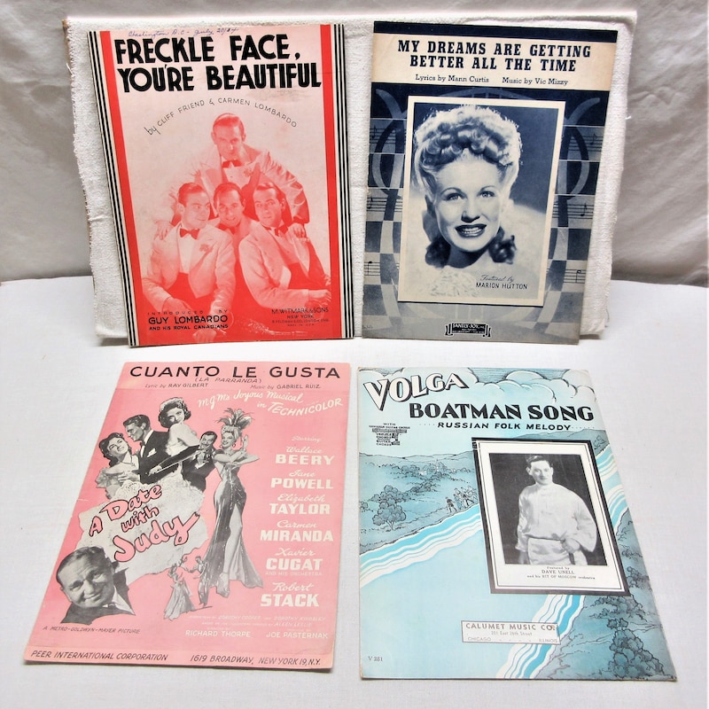 1940s Sheet Music - Etsy