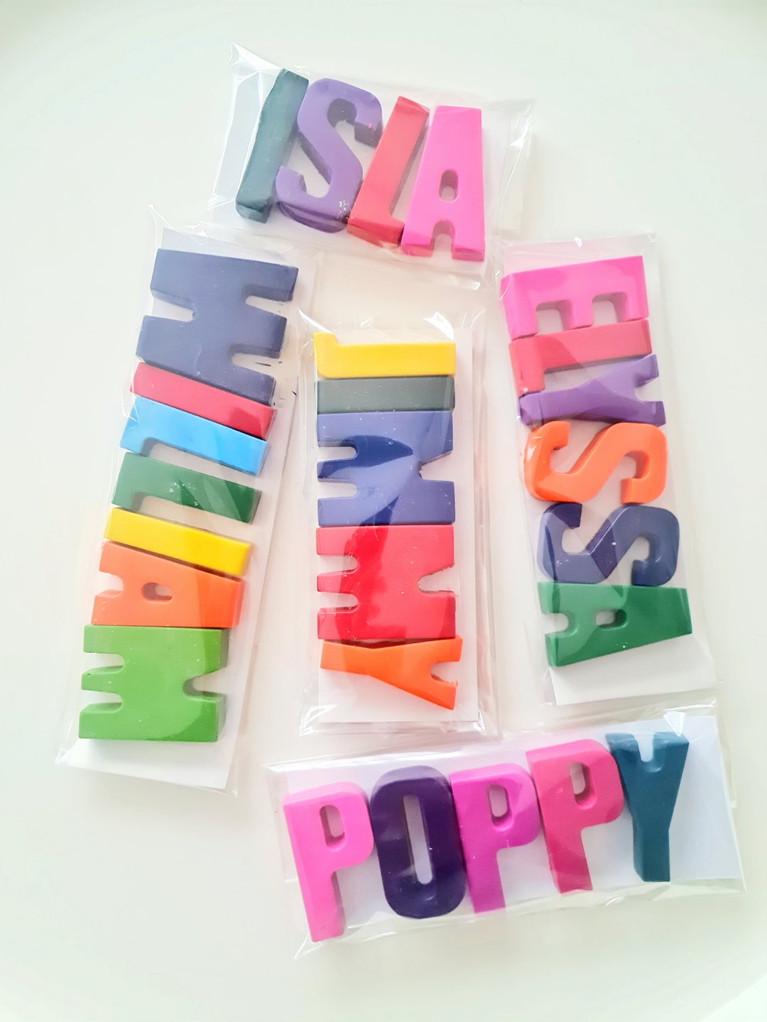 Letter Crayons: Custom Name, Party Favors, Kids Gifts - Etsy