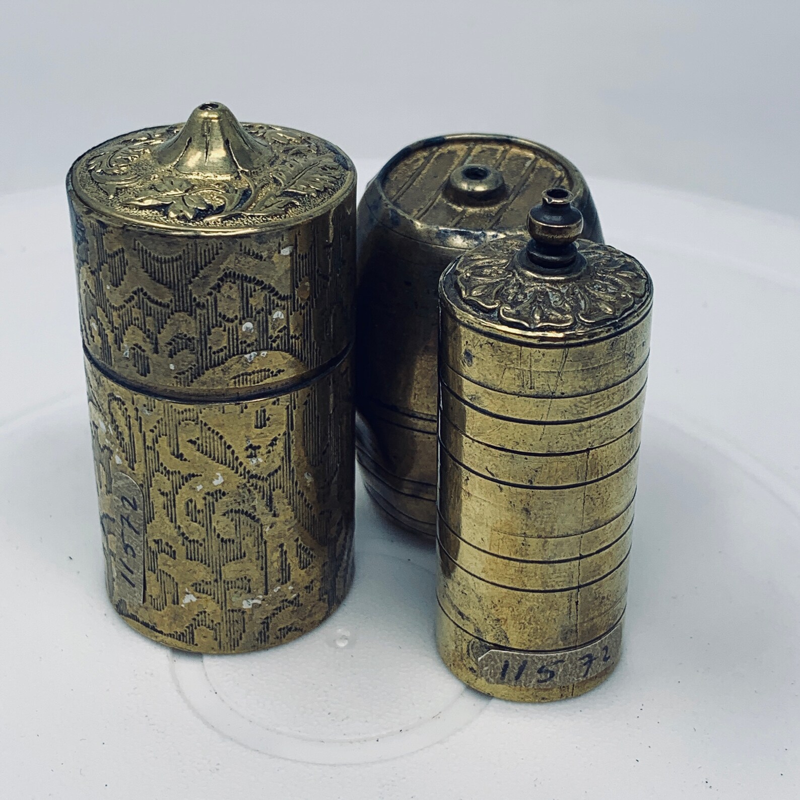 Three x Victorian Brass Match Safe Safety Box The | Etsy