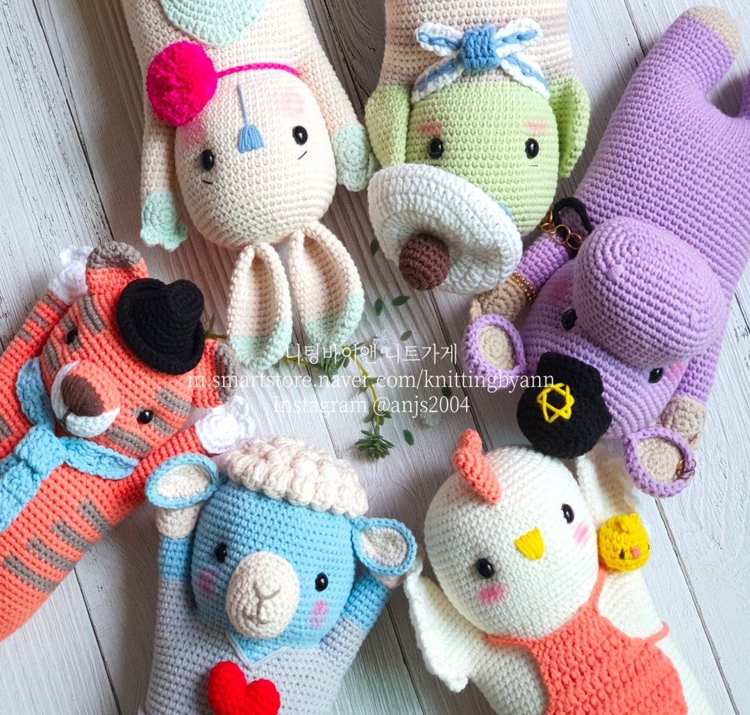 Hurray Animals Series 3-2 PDF PATTERN /crochet Dolls - Etsy