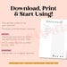 Bowel Movement Tracker: A5 Printable Journal Page (PDF) - Etsy