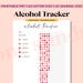 Alcohol Tracker, A5 Journal Page Printable, Printable Journal Page ...